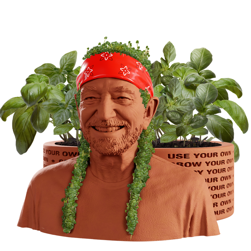 Willie Nelson Chia Pet® Herb Planter – Chia.com